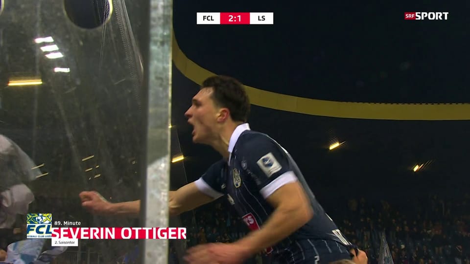 Ottiger schiesst Luzern ins Glück - Super League – Highlights - Play SRF