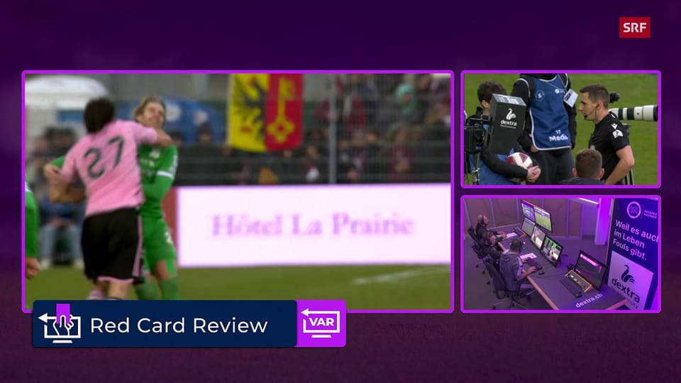 Der Ellbogen ist zu hoch: Crivelli muss früh vom Platz - Sport-Clip ...