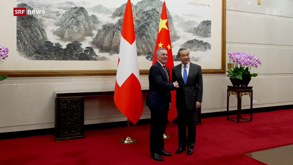 Cassis lädt China zu Friedenskonferenz ein - Tagesschau - Play SRF