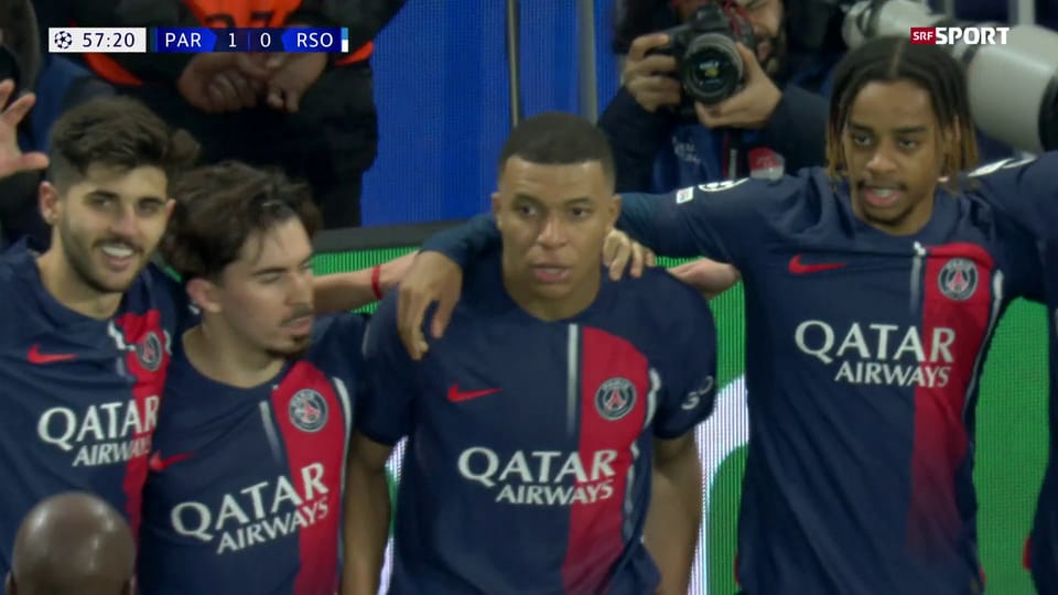 Mbappé und Barcola schiessen PSG zum Sieg - Sport-Clip - Play SRF