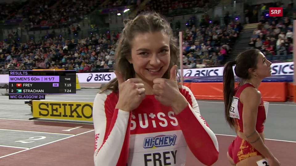 Frey mit starkem Sprint in den Halbfinal - Sport-Clip - Play SRF