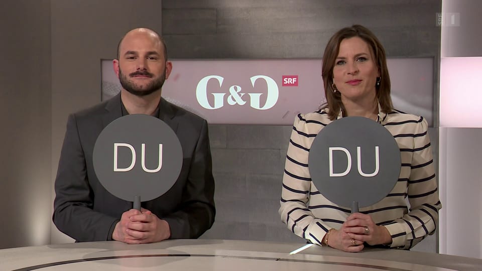 «Ich oder Du» mit Cornelia Boesch und Michael Rauchenstein - G&G Flash - Play SRF