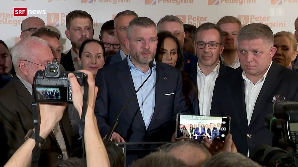 Stichwahl Slowakei: Peter Pellegrini wird Präsident - Tagesschau - Play SRF