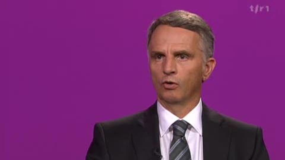 L'invité: Didier Burkhalter, Conseiller fédéral - Mise au point - Play RTS