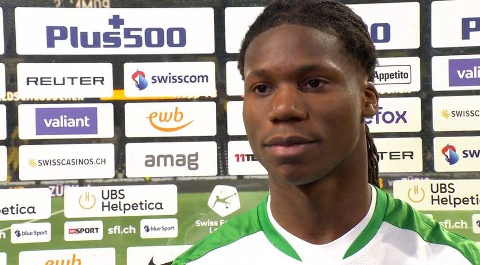 Football - Super League, 31e journée: Fodé Sylla (Yverdon) au micro de ...