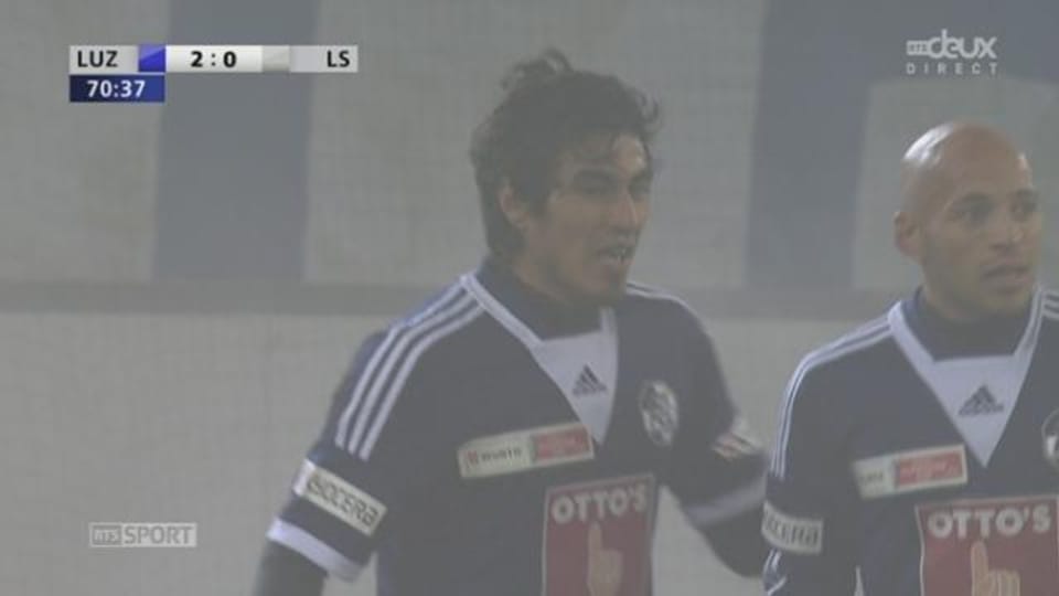 FC Lucerne - FC Lausanne Sport (2-0): Lezcano frappe en pivot et double ...