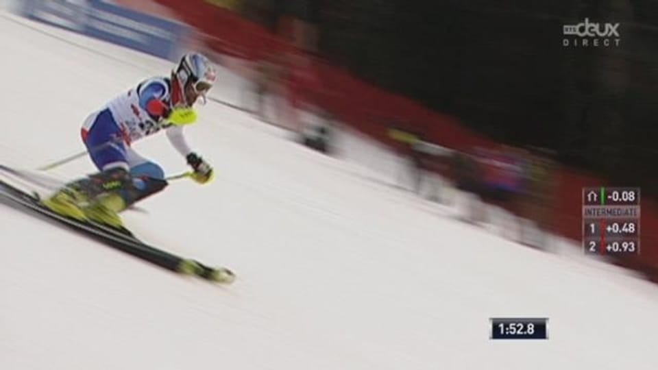 Coupe du Monde. slalom messieurs (2e manche): Markus Vogel (SUI), 27e ...