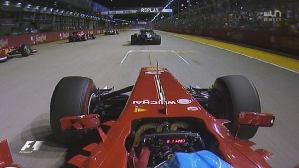 F1 - GP de Singapour: départ en caméra embarquée avec Alonso - Formule ...