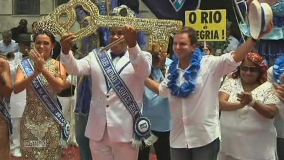 Le roi du Carnaval de Rio reçoit les clefs de la Ville - L'actu en ...