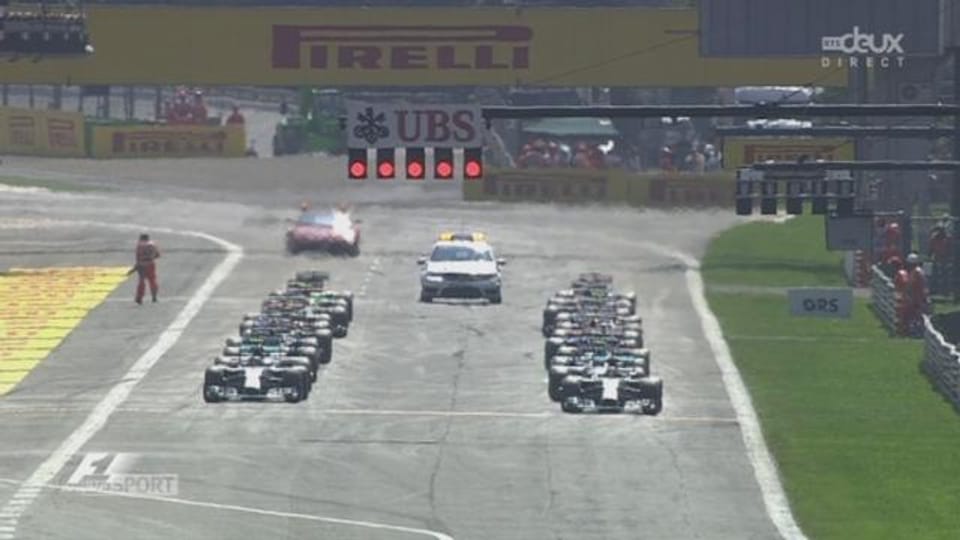 Départ: Rosberg part en tête, tandis qu’Hamilton retrograde à la 4e ...