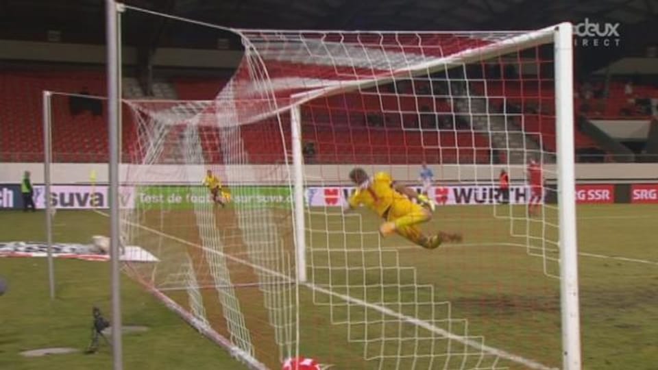 FC Sion - FC Aarau (2-1): Dante Senger reprend le centre de son ...
