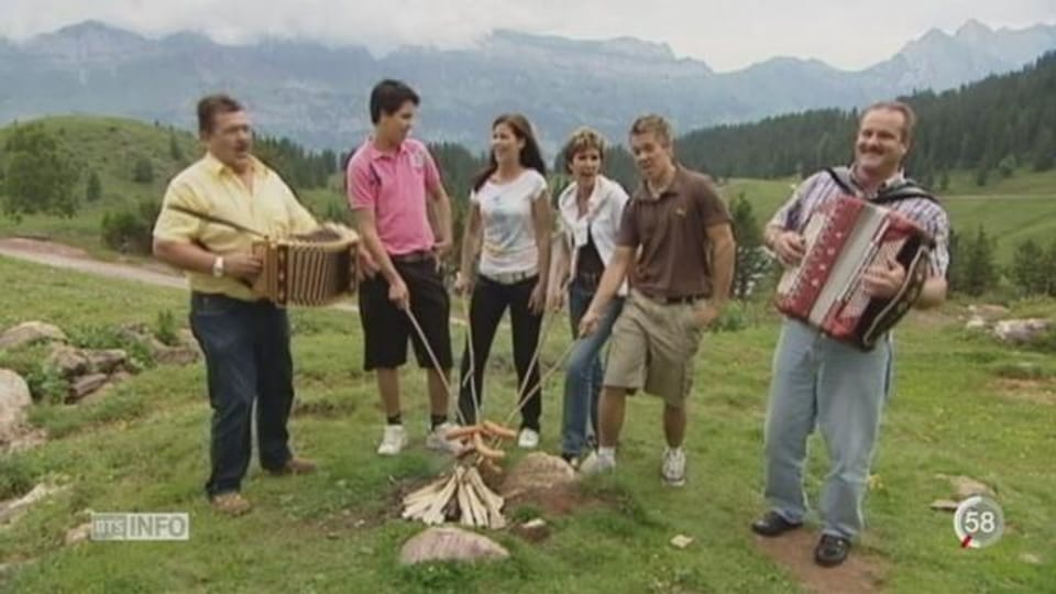 Mélanie Oesch et sa famille remportent un grand succès avec le groupe ...
