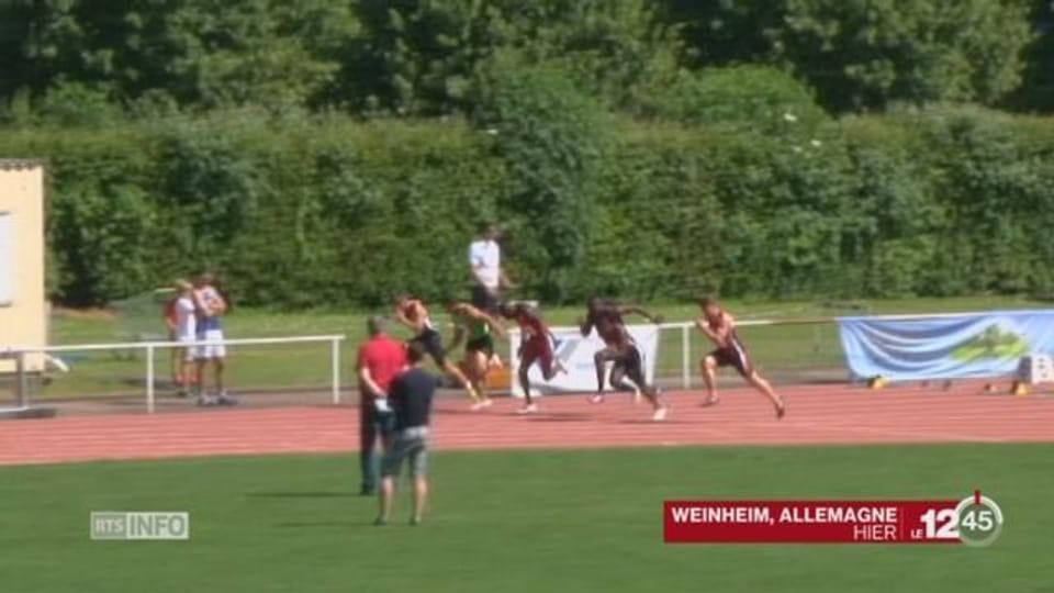 Athlétisme: Alex Wilson bat les records de Suisse du 100m et 200m au ...