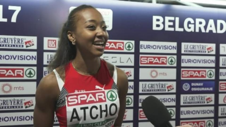 Athlétisme/Européens en salle de Belgrade: Sarah Atcho à l'interview ...