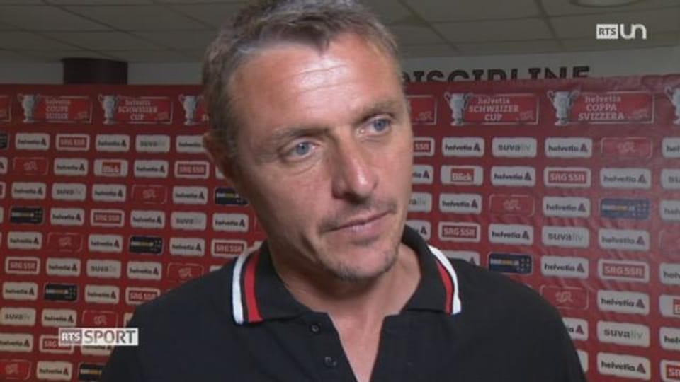 L'interview d'avant match du coach sédunois Sébastien Fournier ...