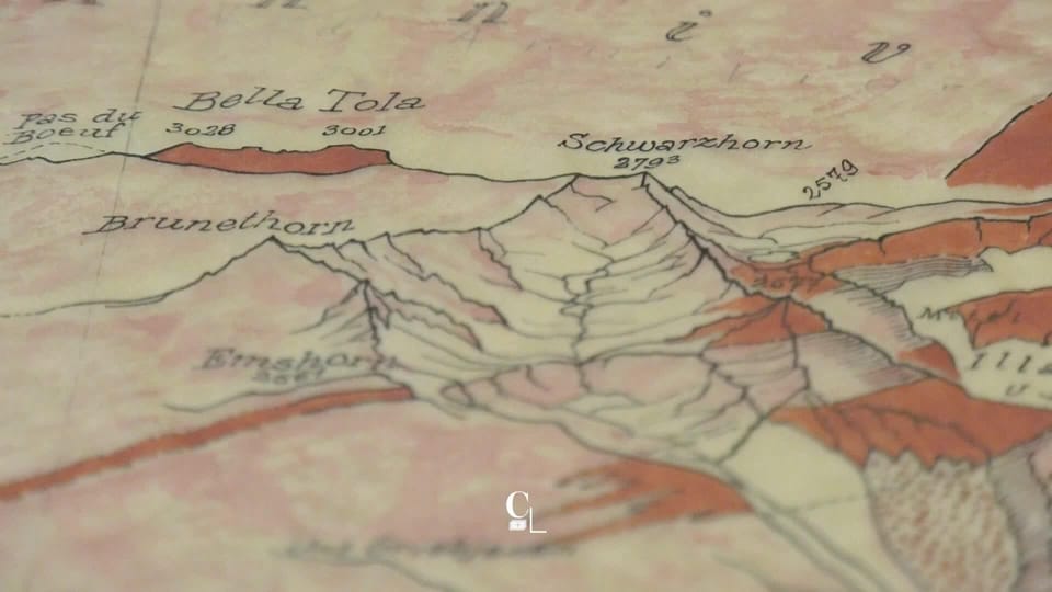 Le portrait d'Emile Argand, créateur de l'Institut de Géologie de ...