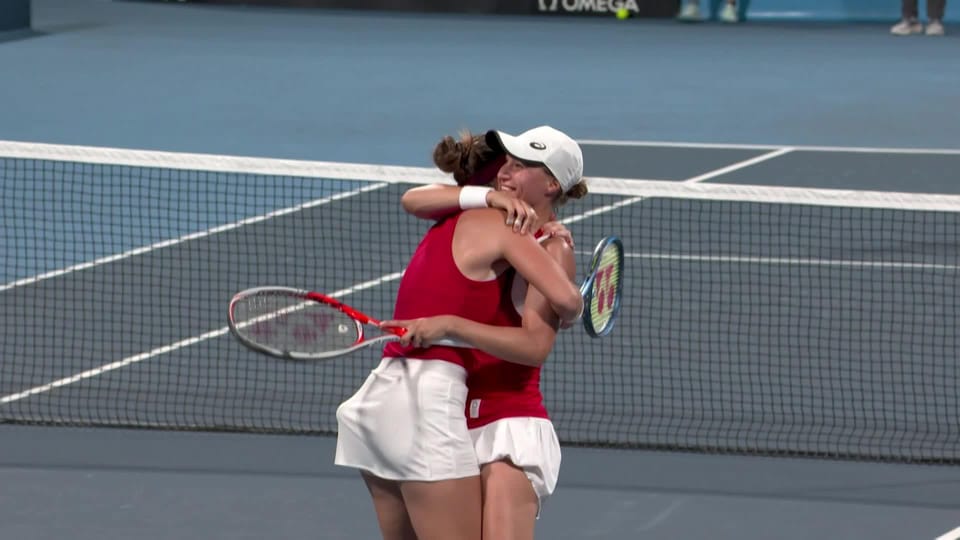 Tennis, double dames, 1/4, Golubic/Bencic (SUI) - Perez/Stosur (AUS) (6 ...