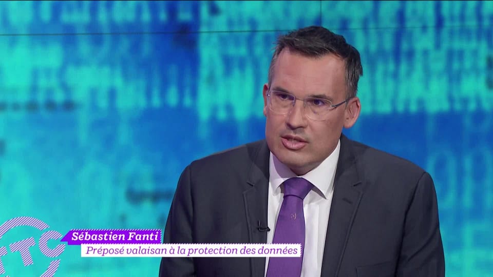 Sébastien Fanti, préposé valaisan à la protection des données, évoque ...