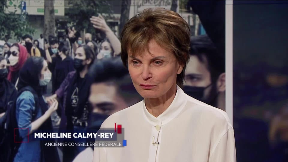 Iran: interview de Micheline Calmy-Rey - Mise au point - Play RTS