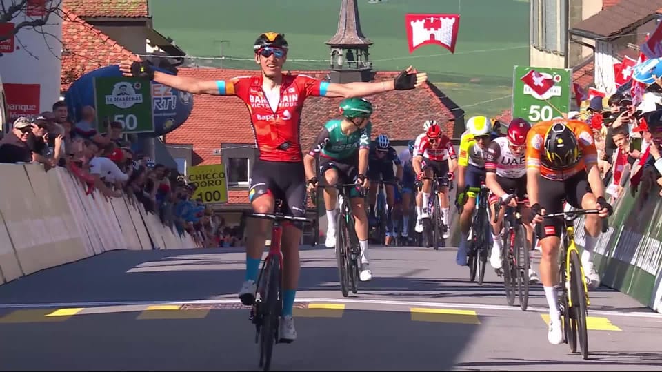 1re étape, La Grande Béroche - Romont: Dylan Teuns (BEL) accroche la ...