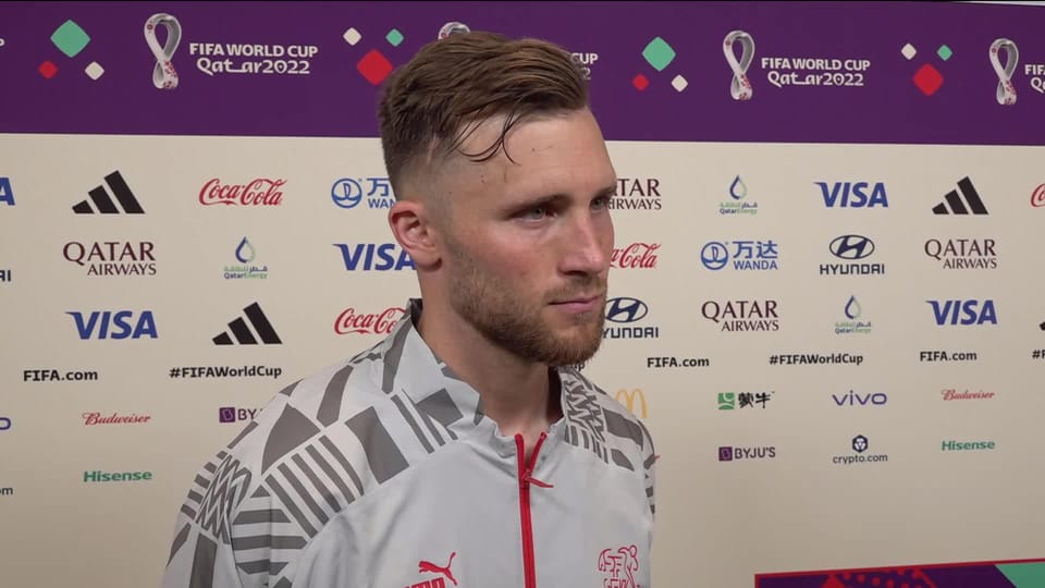 Gr. G, Suisse - Cameroun (1-0): Widmer à l'interview après la victoire ...