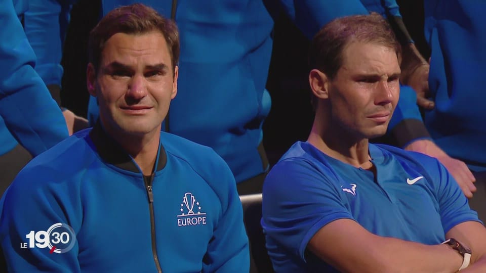 Les émotions de Roger Federer après son dernier match - Y'a pas école ...