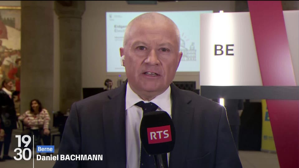 Daniel Bachmann, correspondant de la RTS dans le canton de Berne, revient sur une journée pleine ...