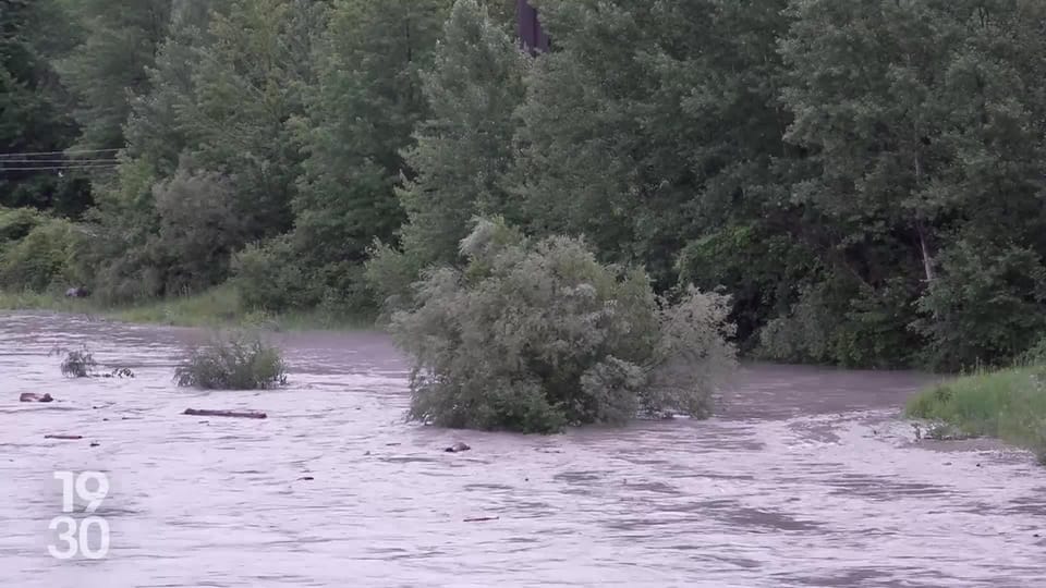 Le canton du Valais fait face à d'importantes inondations - 19h30 ...