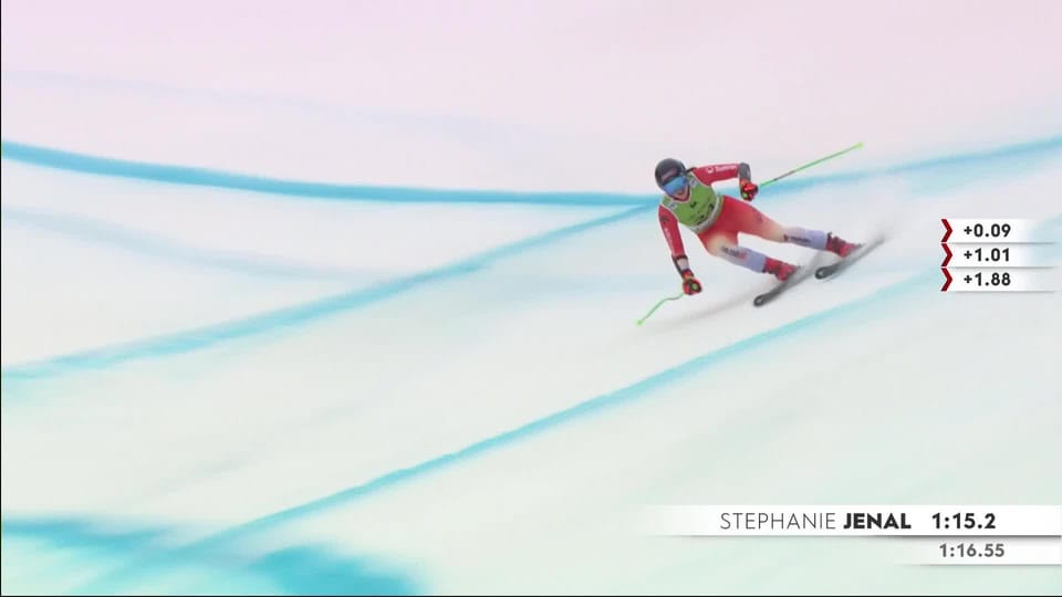 Kvitfjell (NOR), Super-G dames: Stephanie Jenal (SUI) ne trouve pas la ...