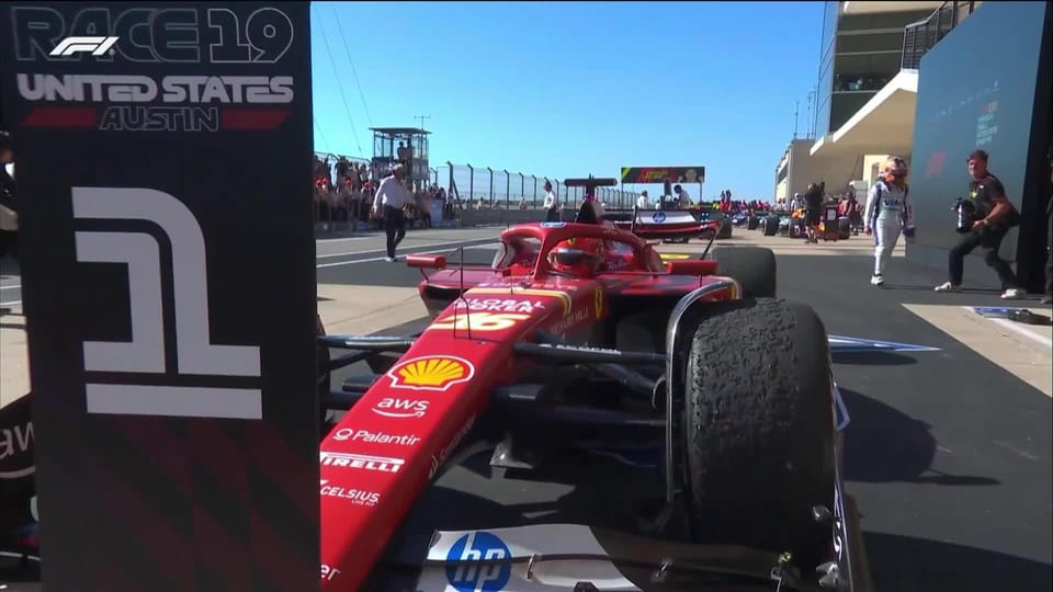 GP d'Austin (#19), course: doublé Ferrari avec Leclerc (MON) et Sainz (ESP) - Automobilisme ...