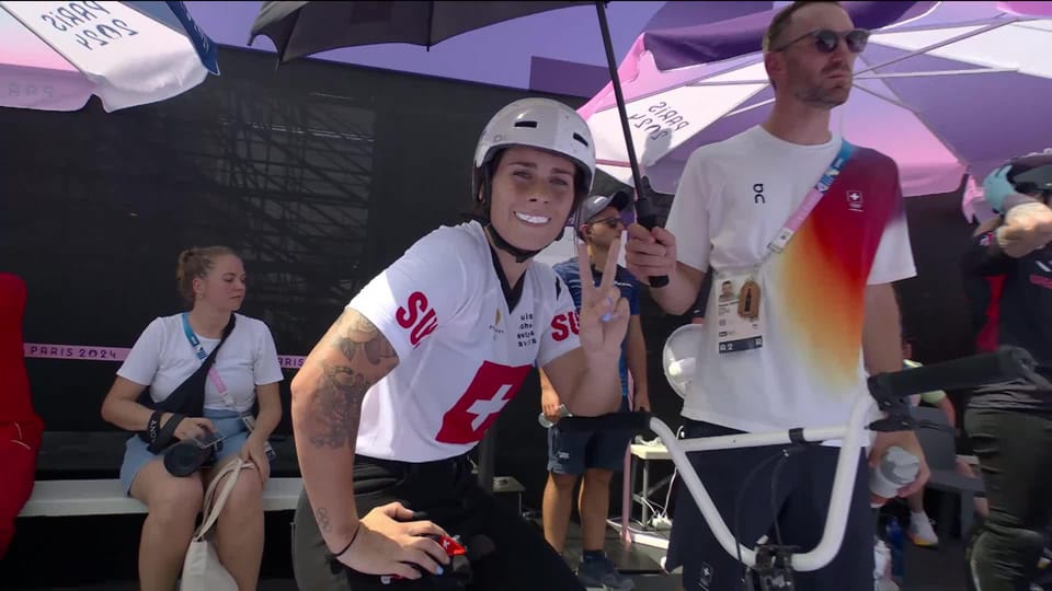 BMX freestyle, qualifs, dames: la Genevoise Nikita Ducarroz réalise un ...
