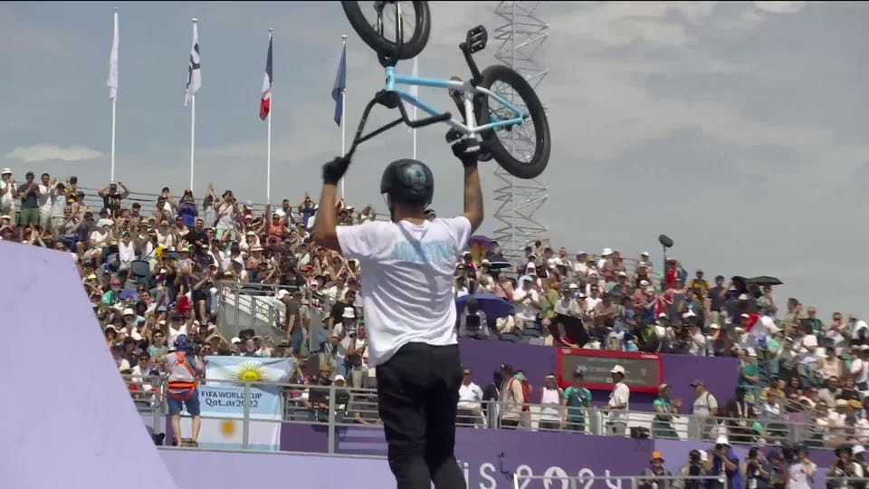 BMX Freestyle: Jose Torres Gil (ARG) médaillé d'or avec un run à 94.82 ...