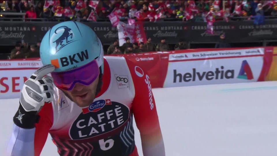 Crans-Montana (SUI), Descente messieurs: Alexis Monney (SUI) complète ...