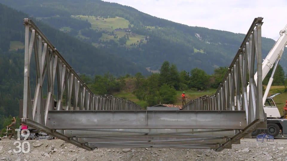 Un pont militaire de 51 mètres permettra bientôt de rouvrir l'accès à ...