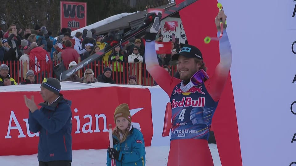 Le résumé - Descente, Kitzbühel: Alexis Monney s'offre une magnifique ...