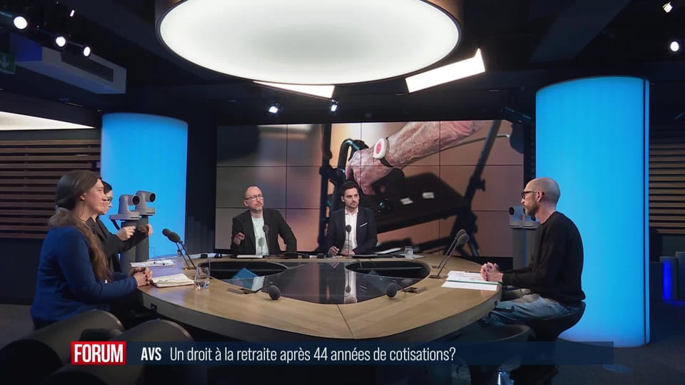 AVS, un droit à la retraite après 44 années de cotisation? Débat entre ...