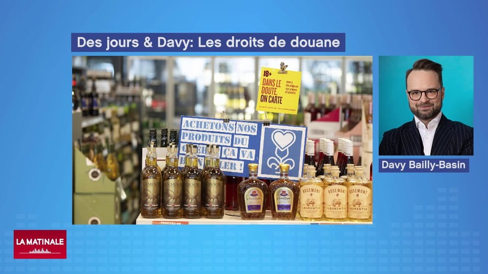 Des jours & Davy - Trump recule sur les droits de douanes à cause du ...
