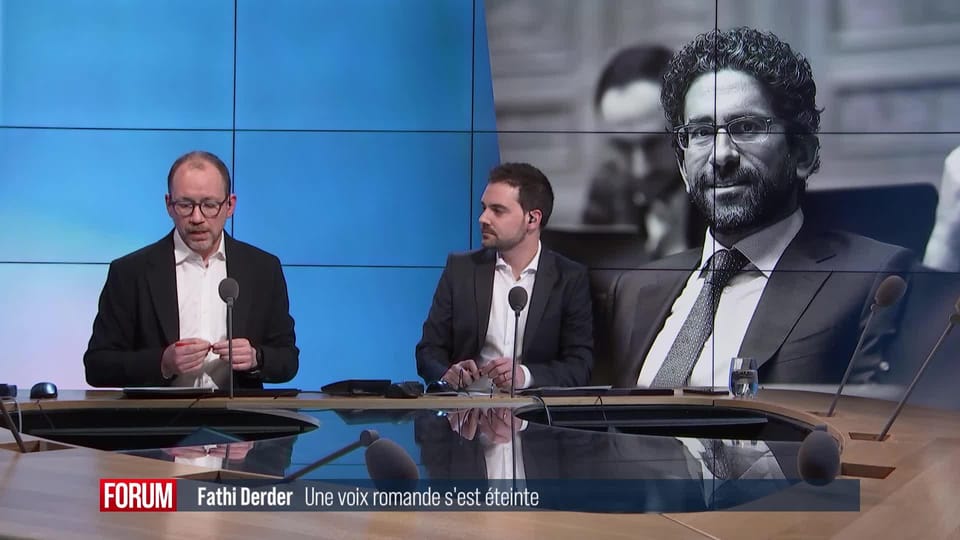 Décès de Fathi Derder: une voix romande s'est éteinte - Forum - Play RTS