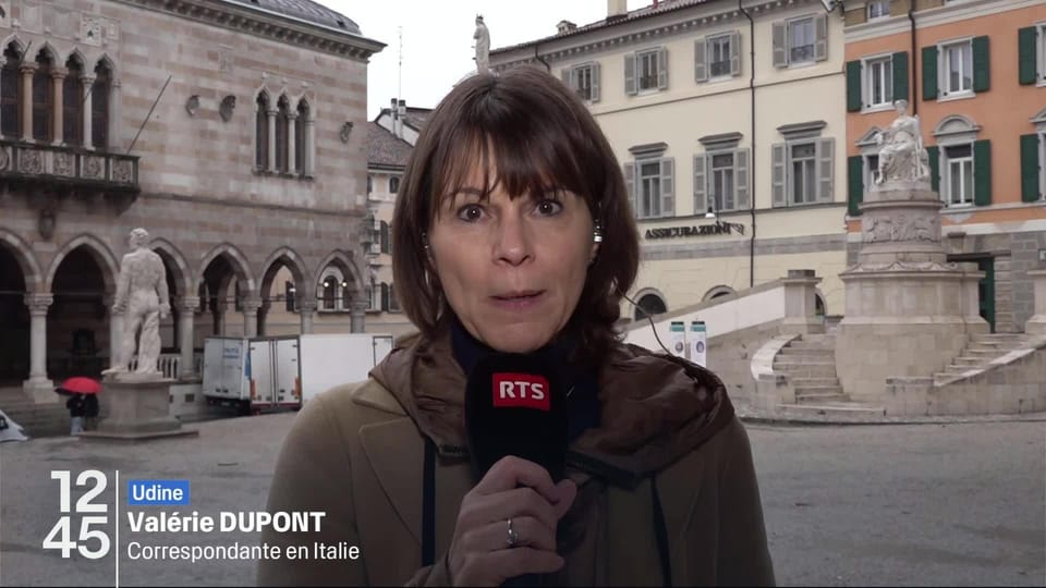 La journaliste Valérie Dupont en direct depuis Udine en Italie - 12h45 ...