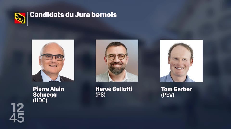 Trois candidats romands au Conseil-exécutif du canton de Berne - 12h45 ...