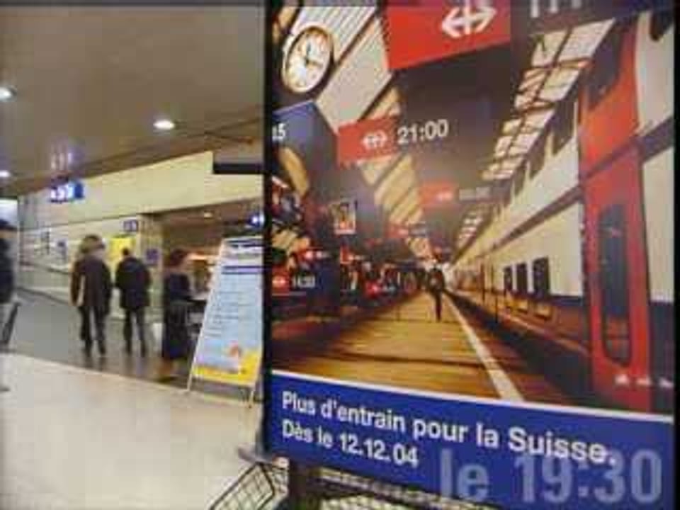 19h30 - Rail 2000: reportage dans la gare de Fribourg - Play RTS