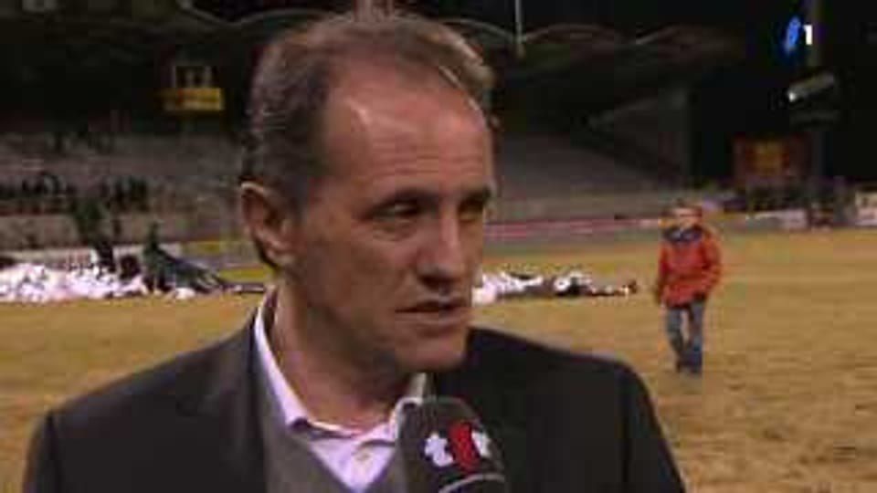 Sport dimanche - Football: Umberto Barberis, entraîneur du FC Sion, s ...