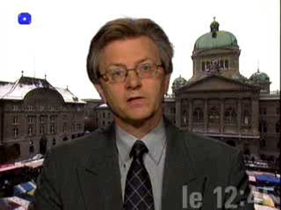12h45 - En direct de Berne avec Claude Ruey, conseiller national ...