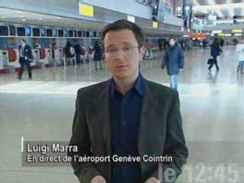 12h45 - Swiss: duplex en direct de l'aéroport Genève Cointrin avec ...