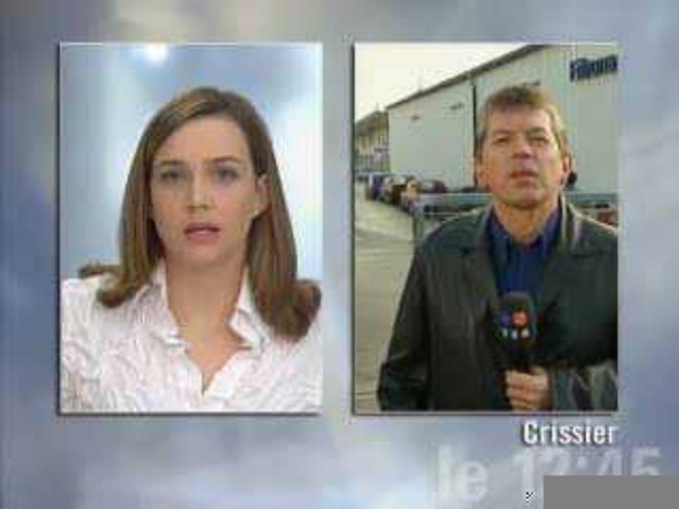 12h45 - Filtrona: duplex en direct de Crissier (VD) avec Guy-Olivier ...