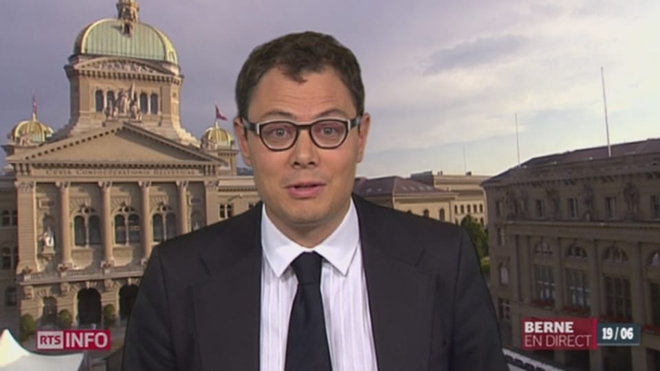 19h30 - Lex USA: les précisions de Pierre Nebel à Berne - Play RTS