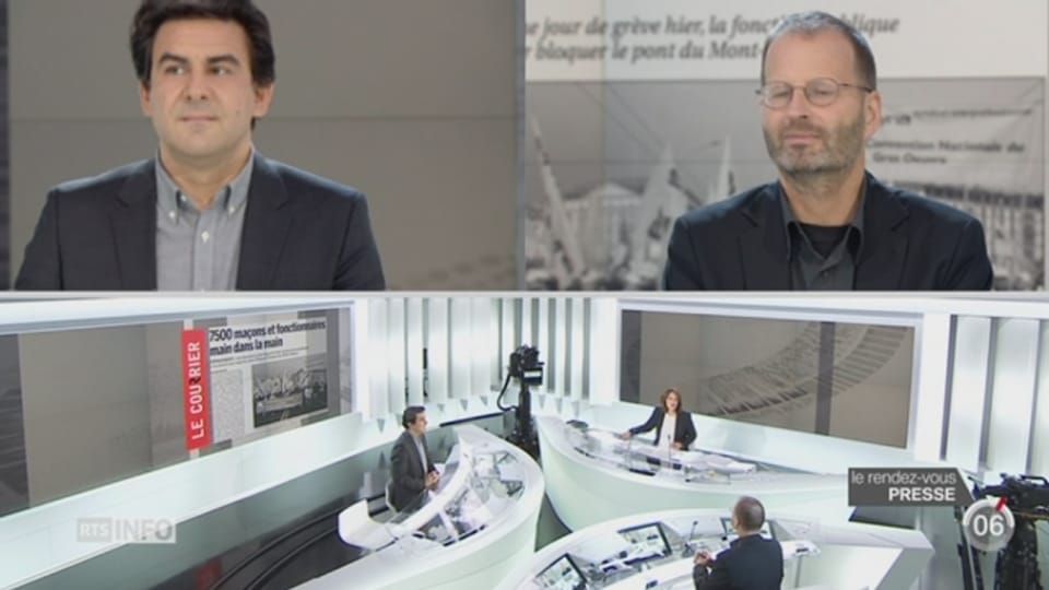 12h45 - Le rendez-vous de la presse: Stéphane Benoit-Godet et Philippe Bach donnent leurs avis ...