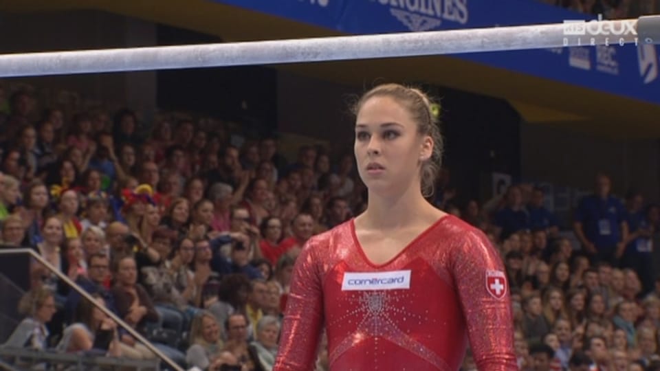 Gymnastique - Berne. Finales par équipe. Aux barres asymétriques, Giulia Steingruber (SUI ...