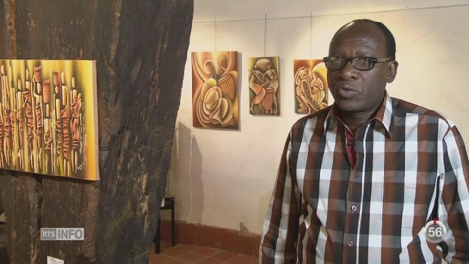 12h45 - Pascal Bushayija expose une cinquantaine d’œuvres à Fribourg ...
