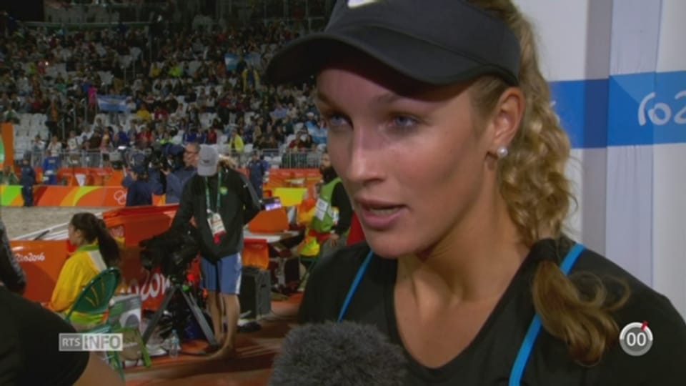 12h45 - Rio 2016/ Beach-volley: Isabelle Forrer et Anouk Vergé-Dépré ...
